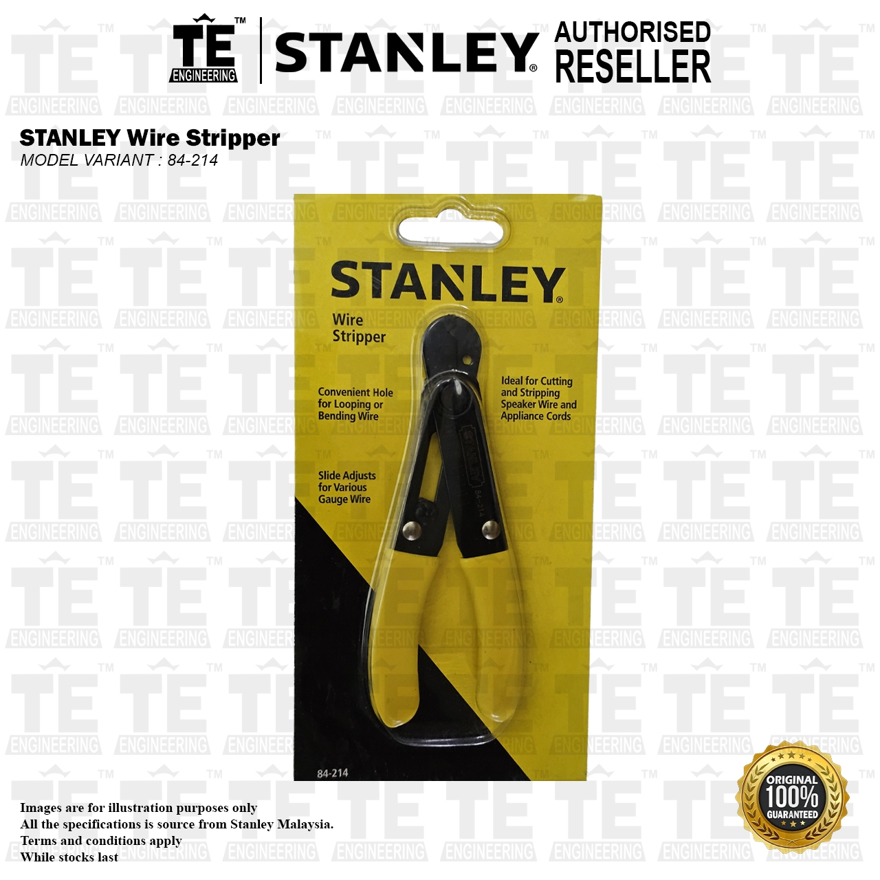 STANLEY Wire Stripper 84-214 | TE Engineering