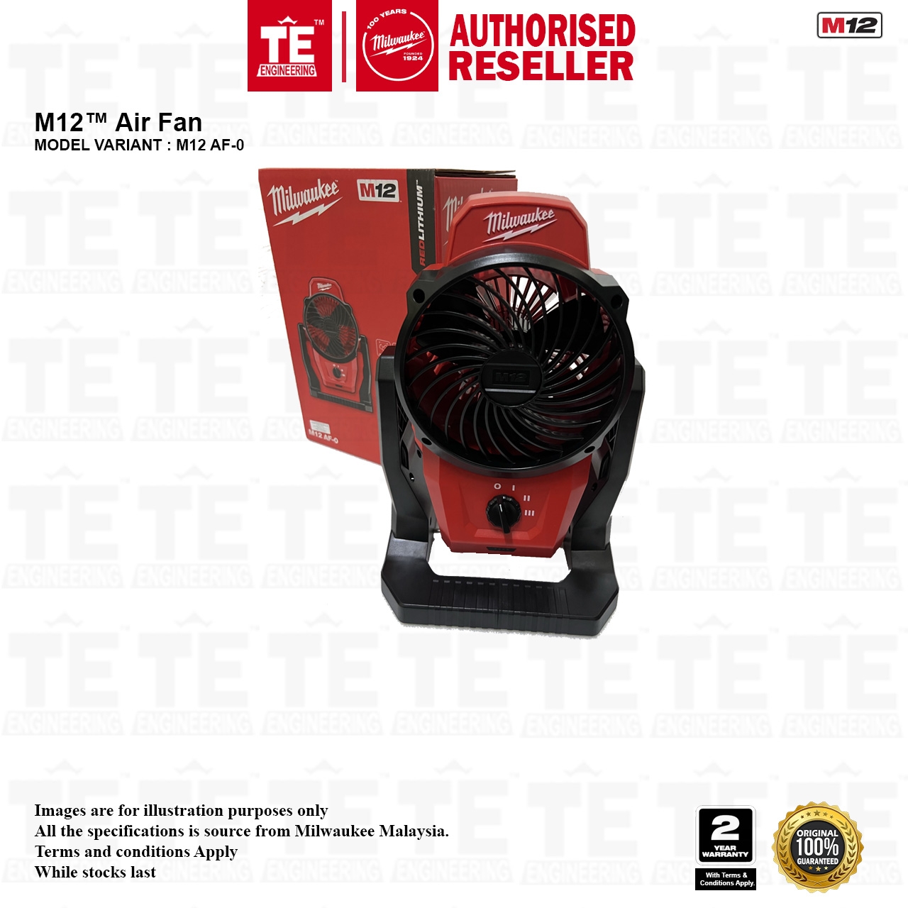 Milwaukee M12 Air Fan | TE Engineering