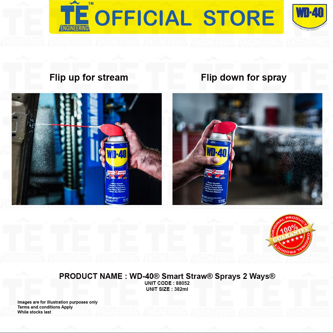 WD-40® SMART STRAW® 382ML | TE Engineering