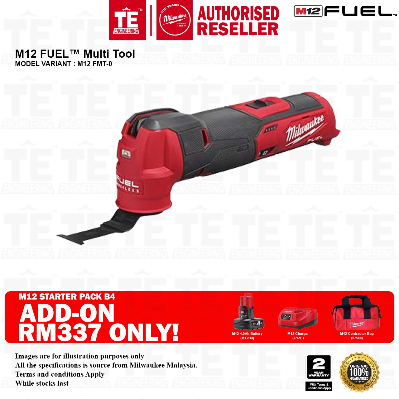 Milwaukee M12 FUEL™ Multi Tool | TE Engineering
